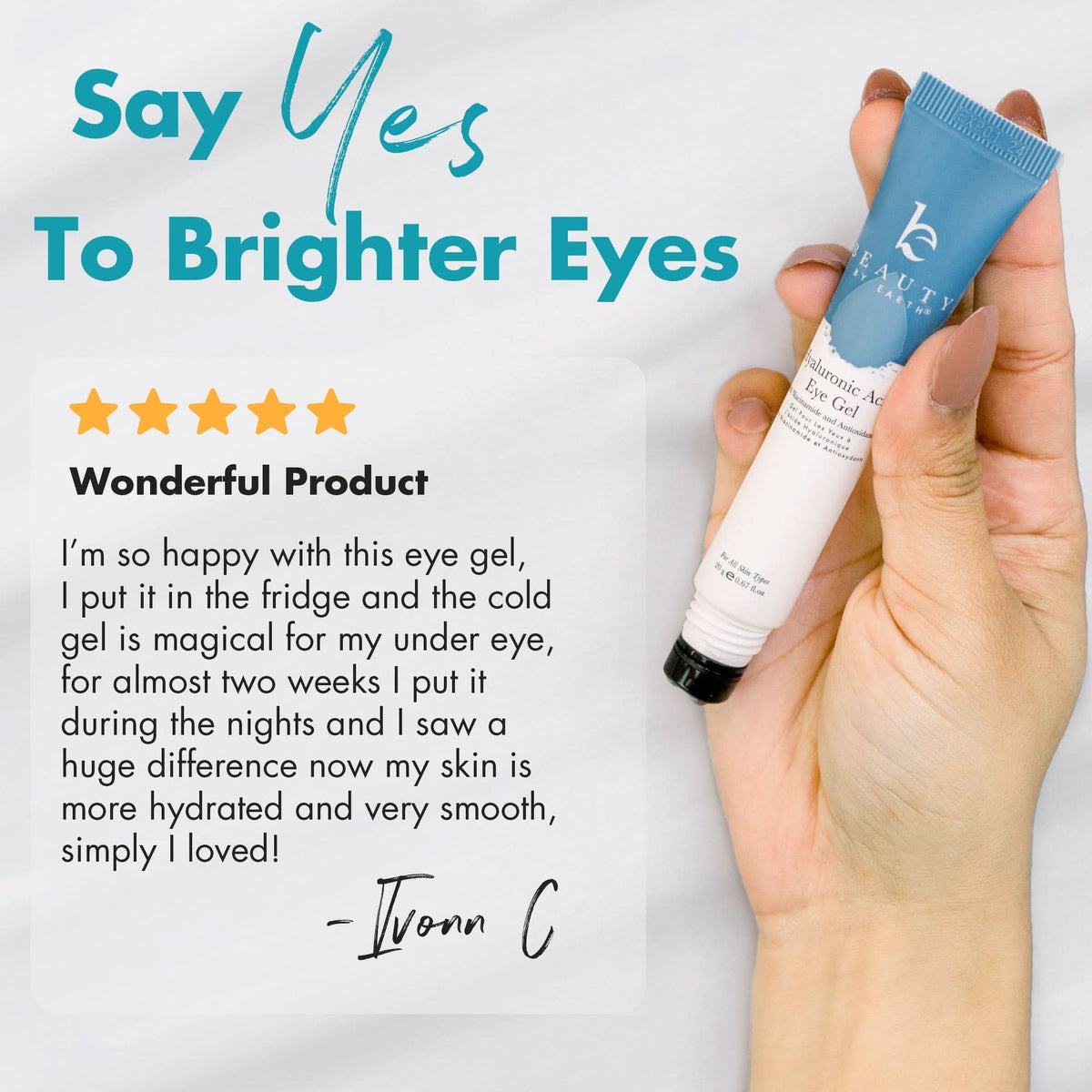 Hyaluronic Acid Eye Gel – Beauty by Earth